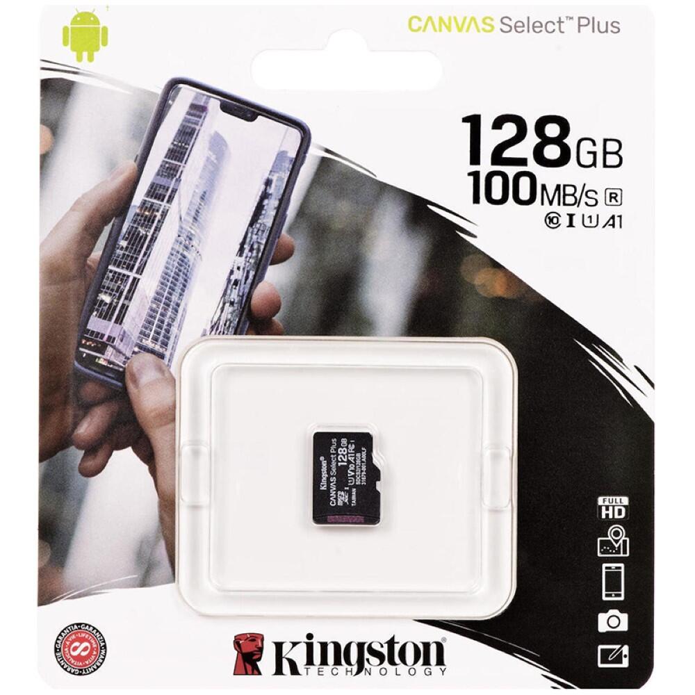 Kingston Canvas Select Plus microSDXC 128GB U1 V10 A1 - ΠΛΗΡΩΜΗ ΑΠΟ 3 ΕΩΣ 60 ΔΟΣΕΙΣ ΧΩΡΙΣ ...